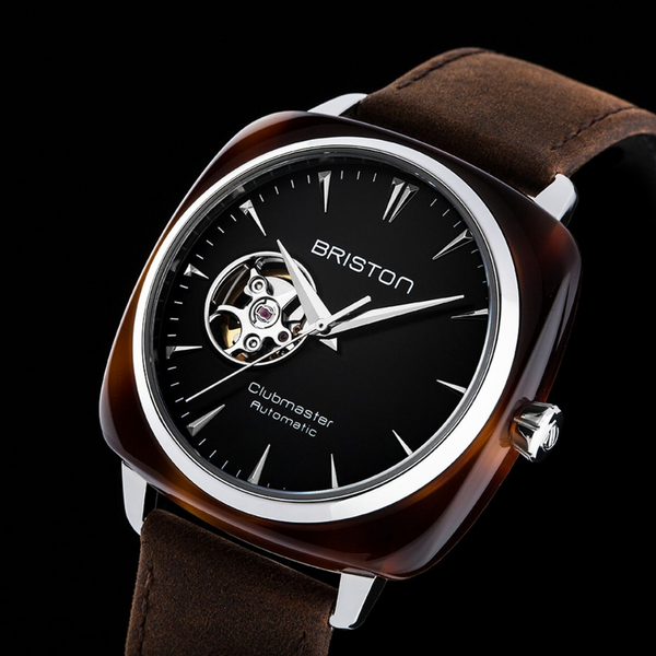 Briston Clubmaster Iconic Open - HMS Auto - Black | Official Retailer ...
