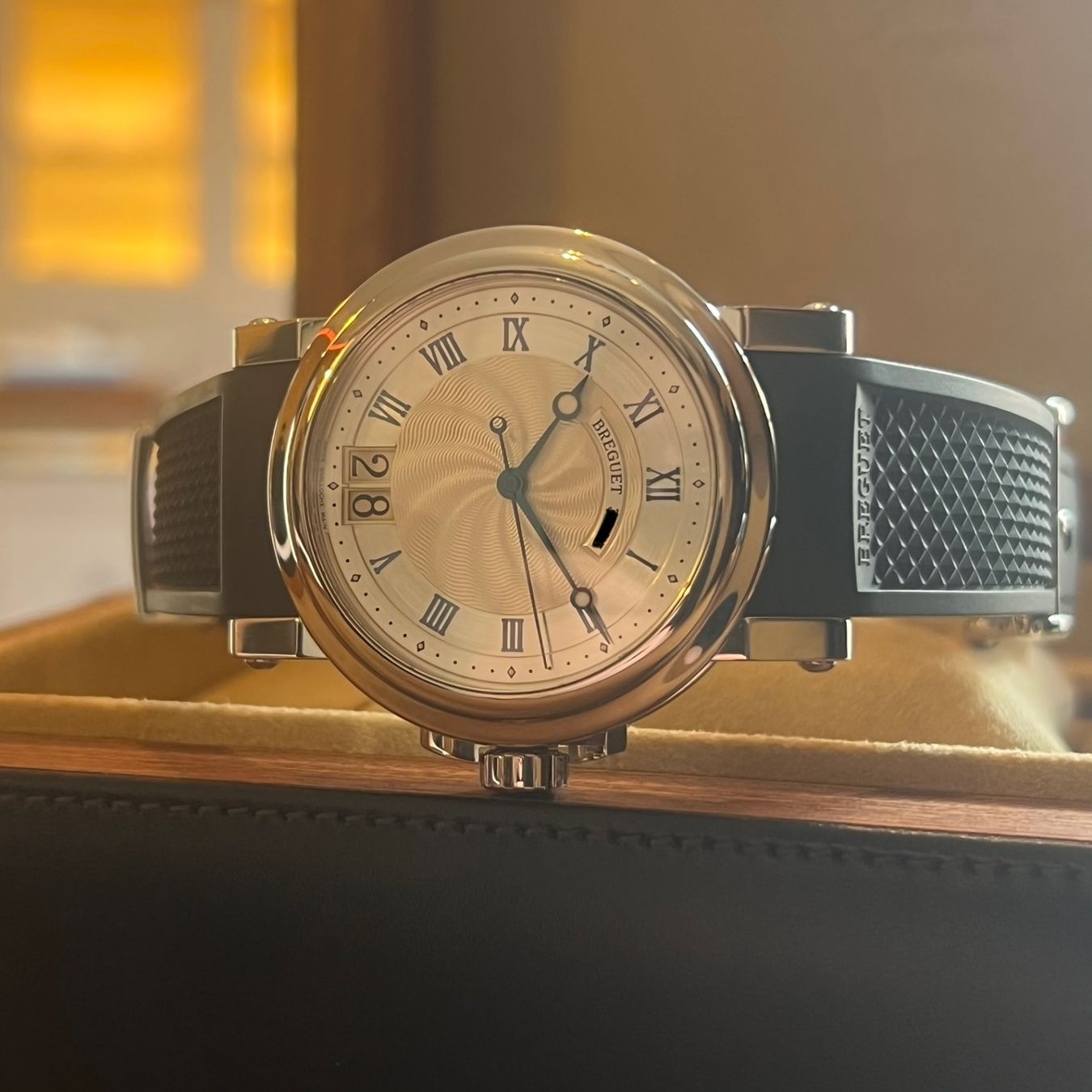 Breguet Marine Large Date Full Set 5817ST/12/5V8