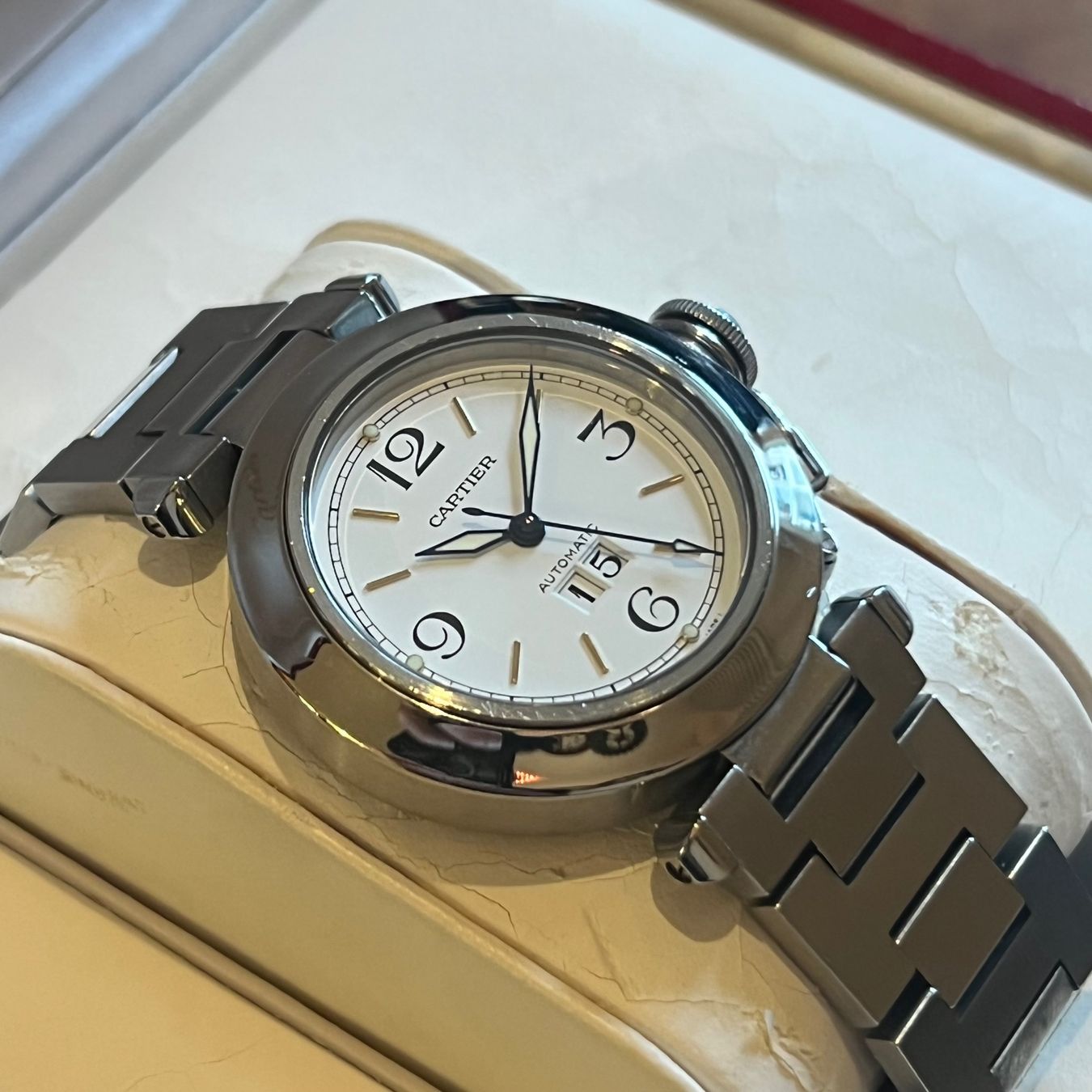 Cartier Pasha C 35 mm 12/2000 Full Set W31044M7