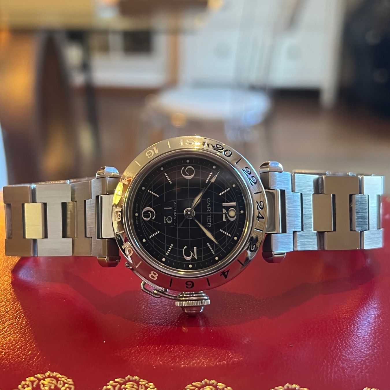 Cartier Pasha GMT Full Set 2550