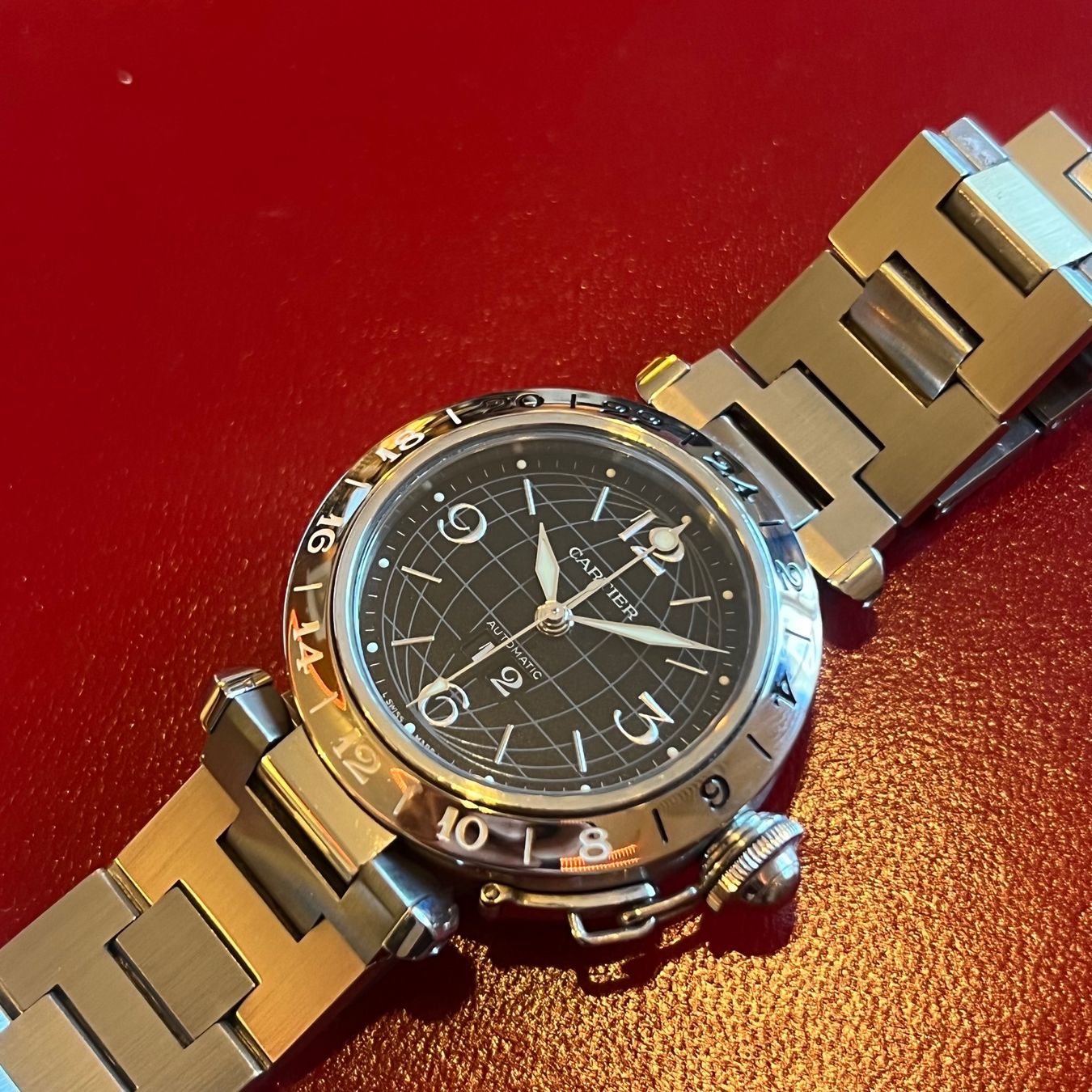 Cartier Pasha GMT Full Set 2550