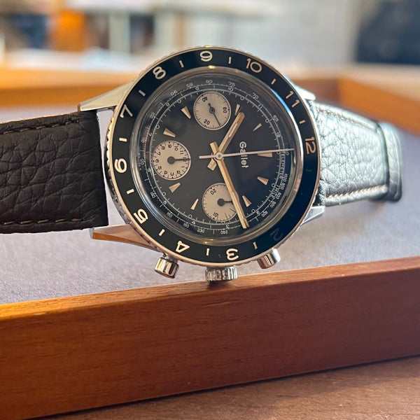 Gallet MultiChron Pilot Chronograph Valjoux 7736