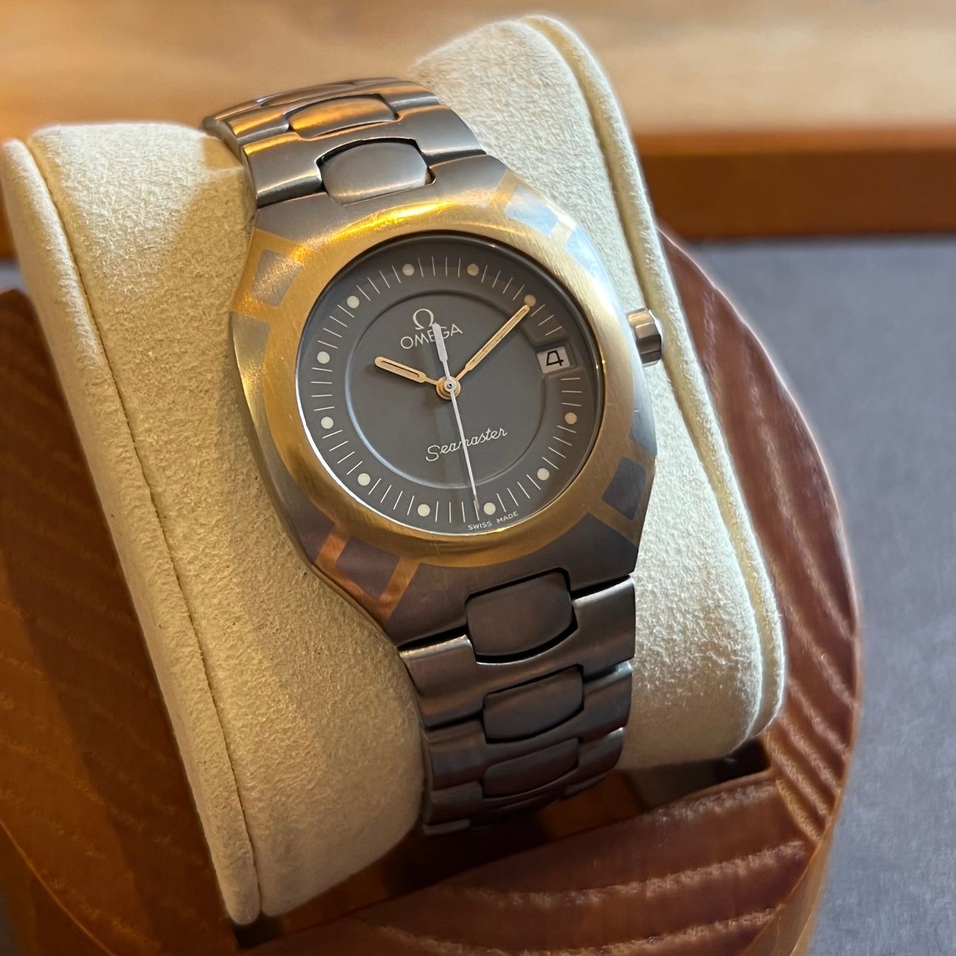 Omega Seamaster Polaris Titanium X Gold Plated