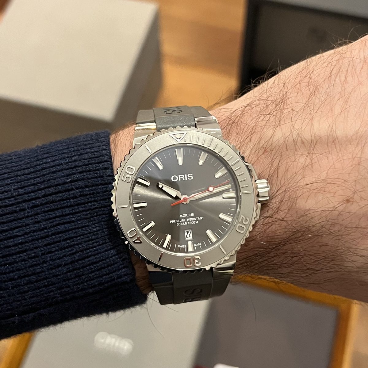 Oris Aquis Date 2021 Full Set 01 733 7730 4153