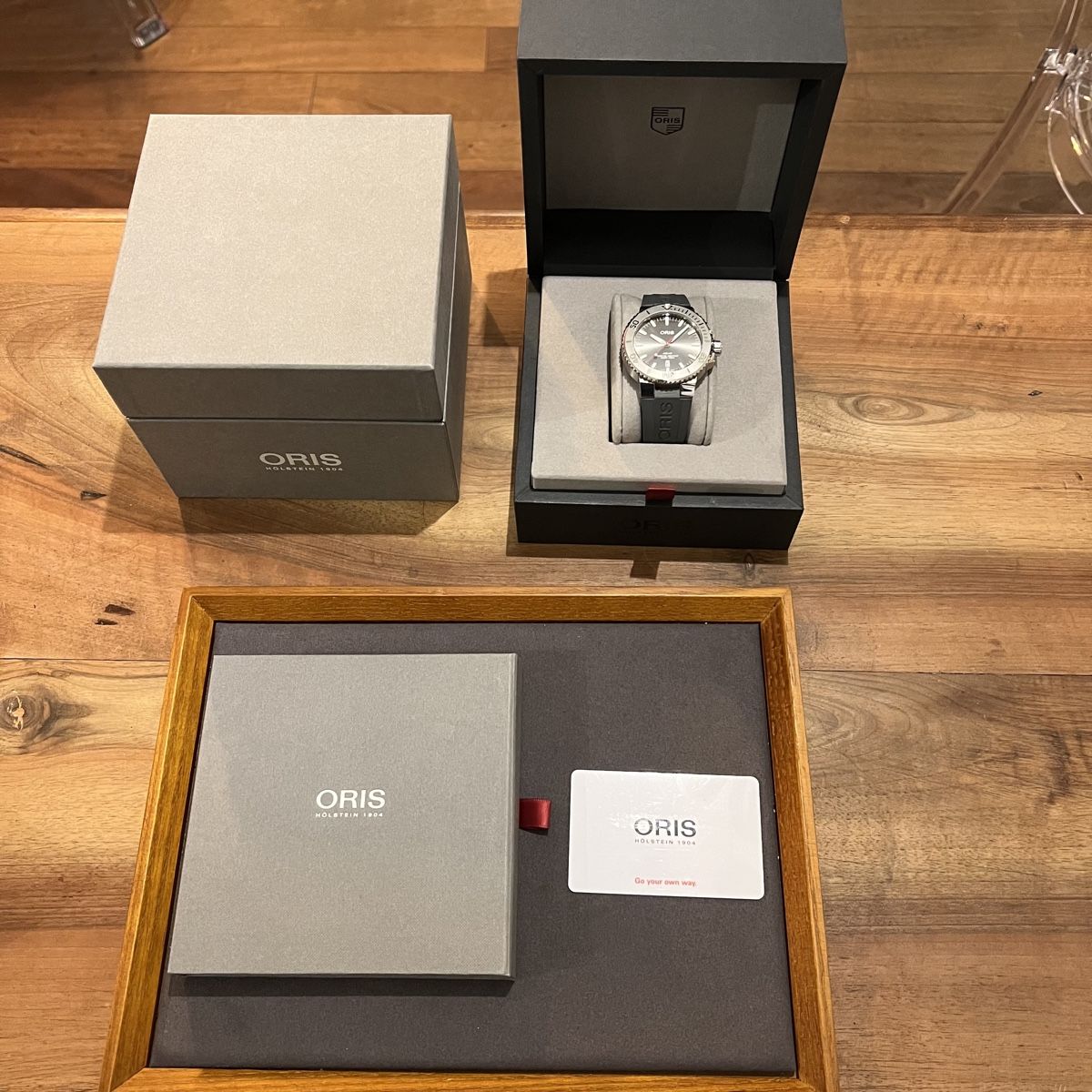 Oris Aquis Date 2021 Full Set 01 733 7730 4153
