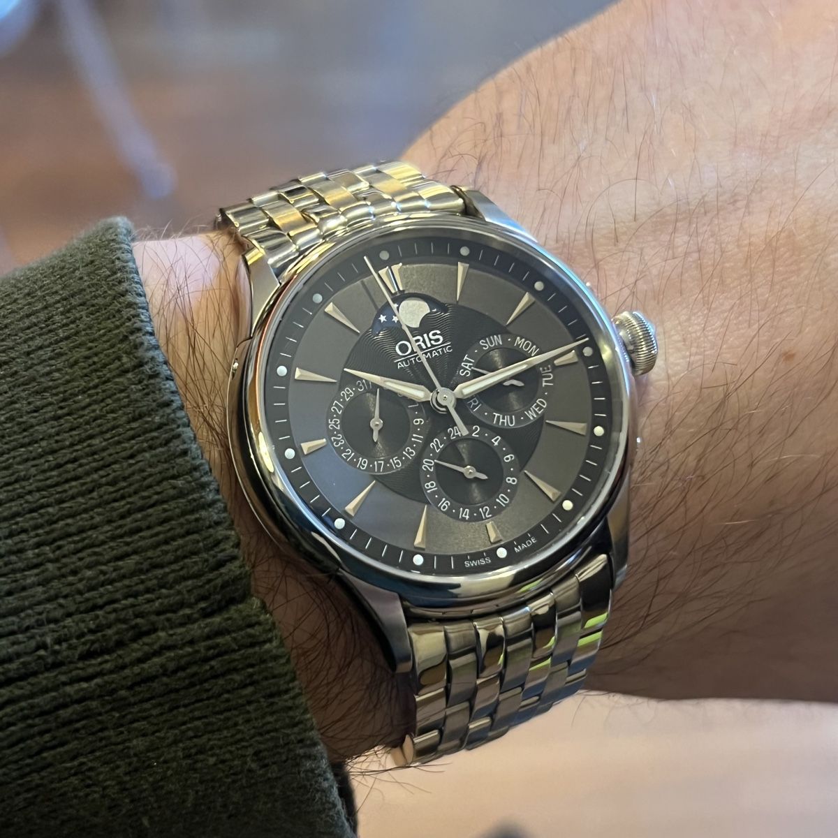 Oris Artelier Moonphase GMT Full Set 7592