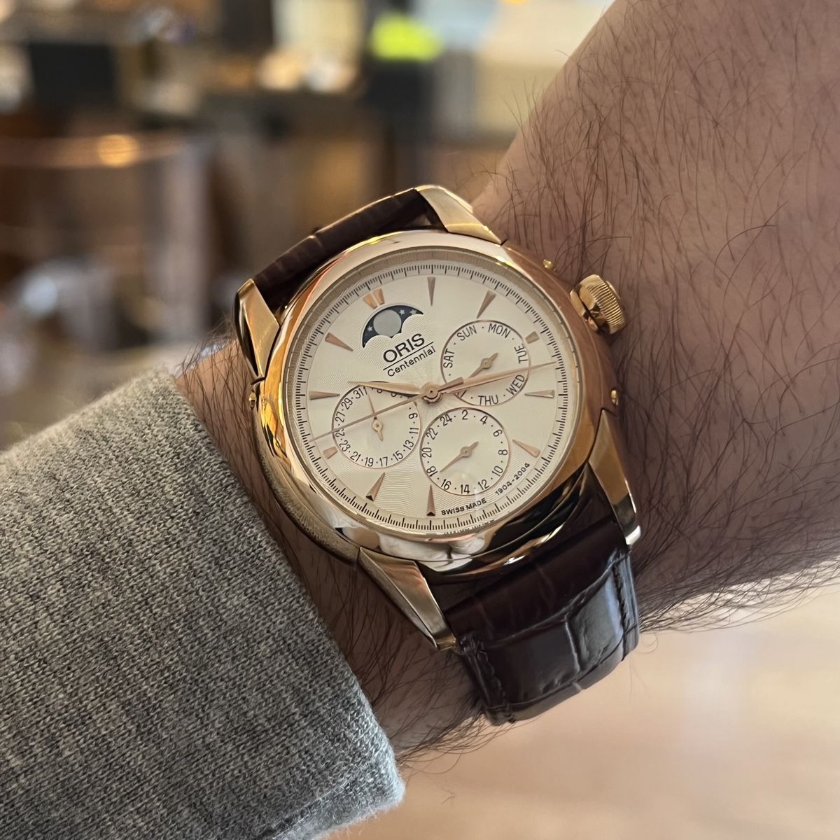 Oris Centennial Pink Gold 18kt Full Set Limited Edition