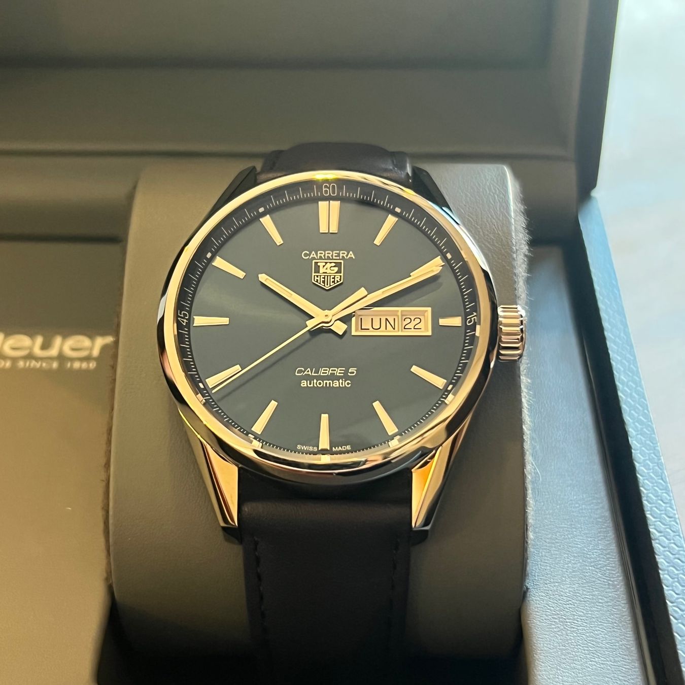 Tag Heuer Carrera Calibre 5 Day-Date Full Set WAR201E.FC6292