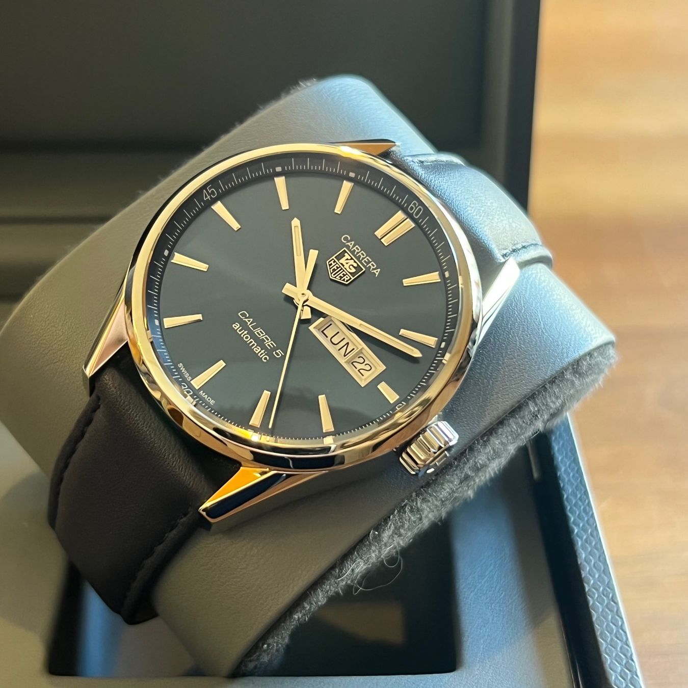 Tag Heuer Carrera Calibre 5 Day-Date Full Set WAR201E.FC6292